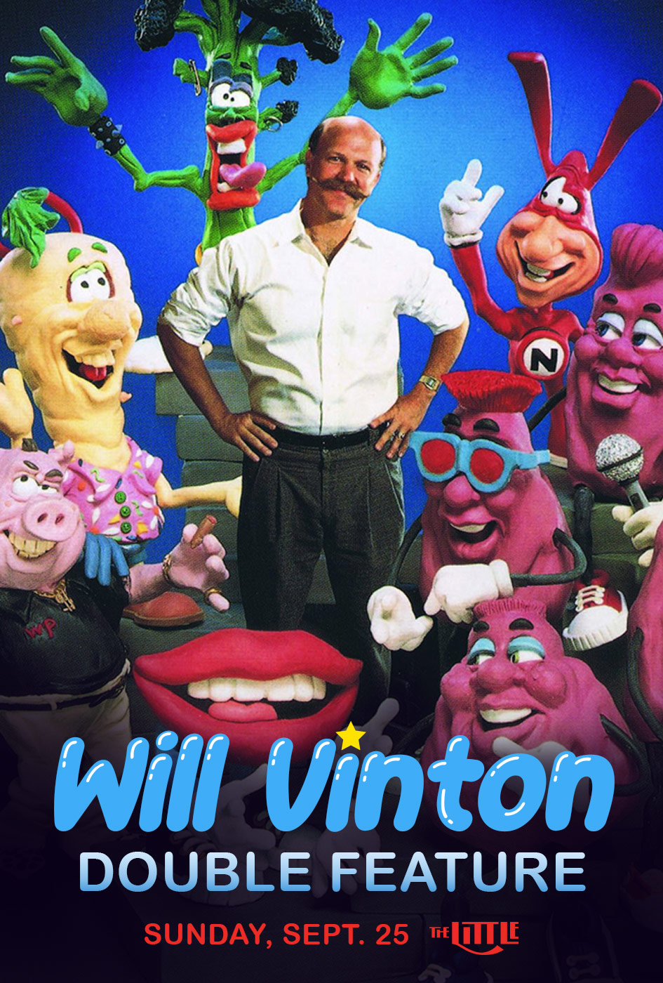 Will Vinton “Claymation” Double Feature – Sep 25, 2022 | The Little Theatre