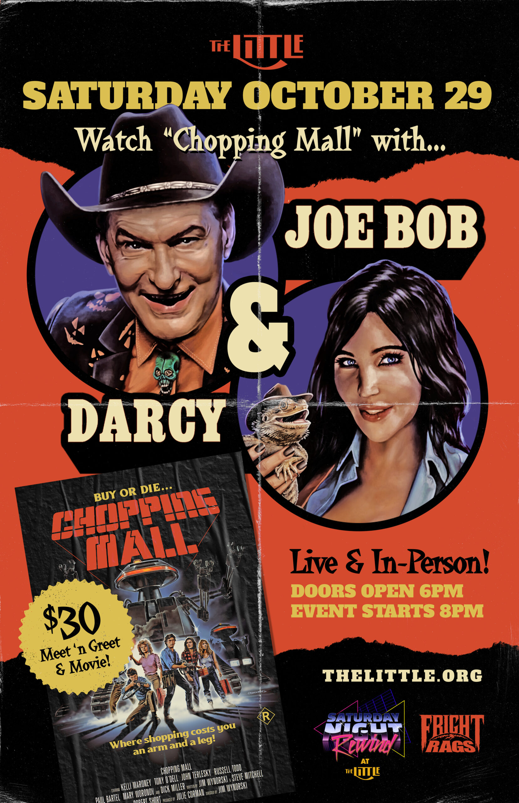 Chopping Mall x Joe Bob Briggs – Oct 29, 2022 | The Little Theatre