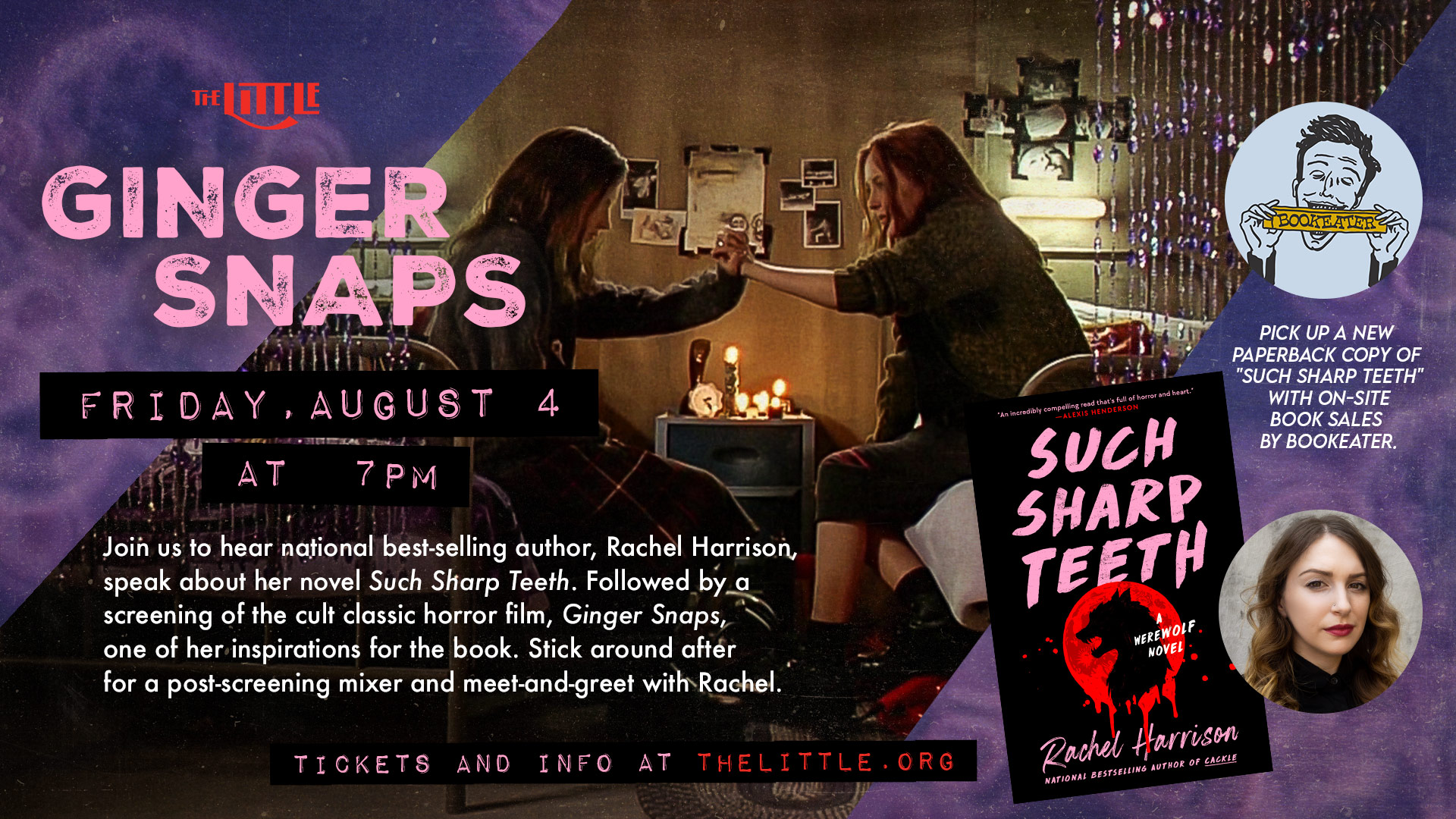 Ginger Snaps (with Rachel Harrison discussion) – Aug 4 | The Little Theatre
