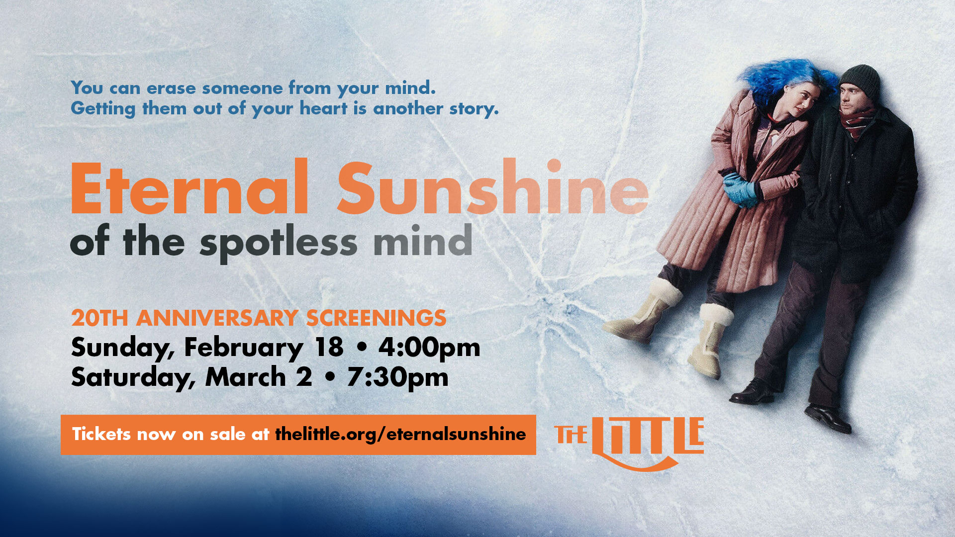 Eternal Sunshine of the Spotless Mind – Feb. 18 & Mar. 2 | The Little Theatre
