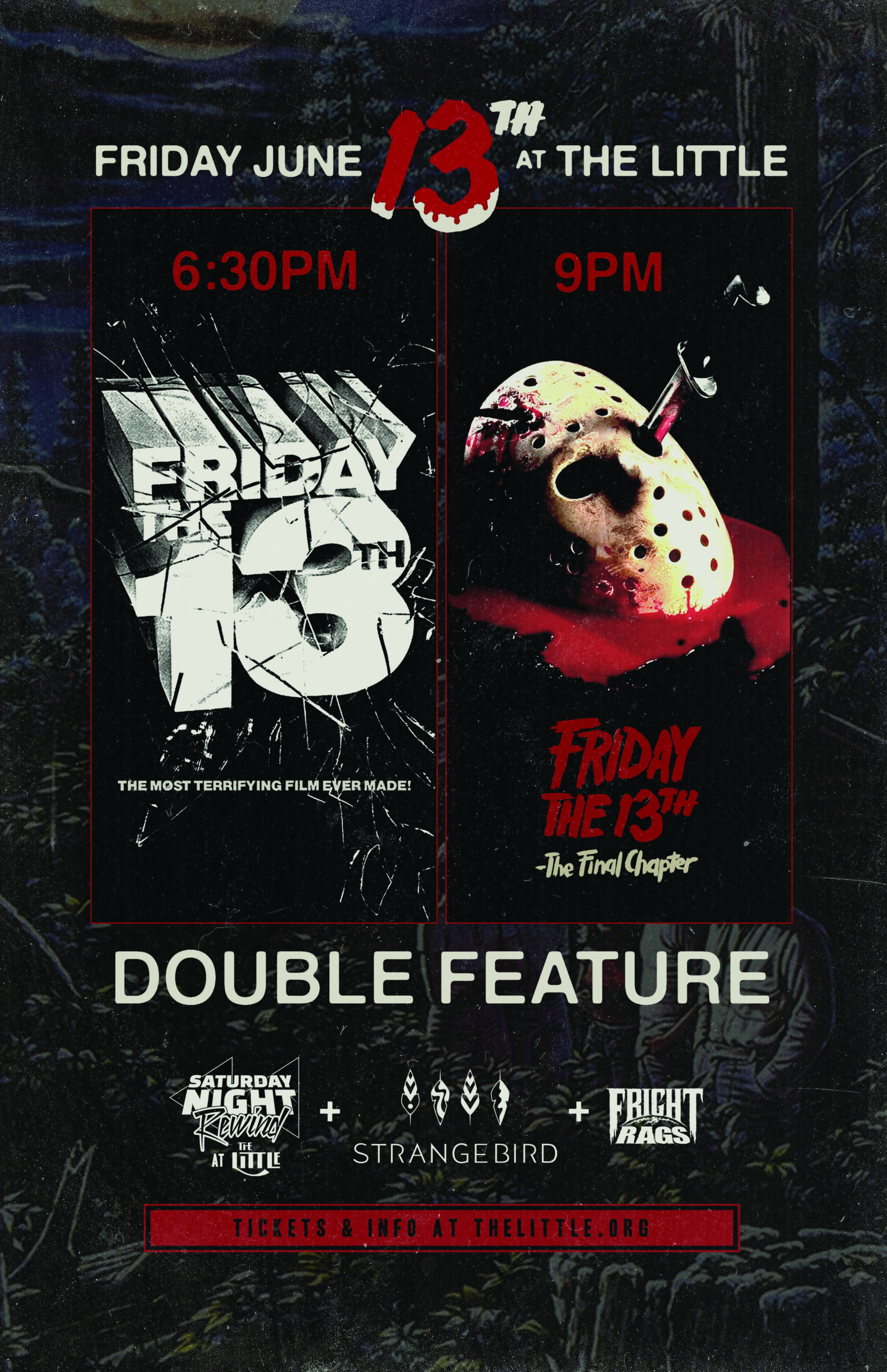 Friday the 13th Double Feature – June 13 | The Little Theatre